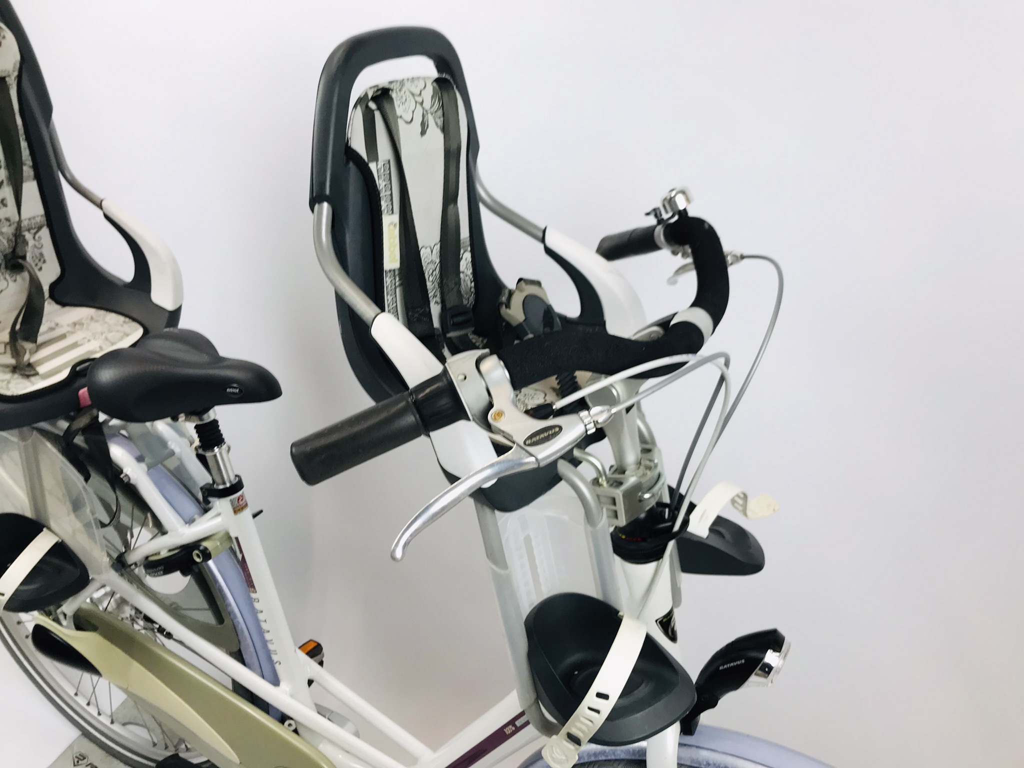 BATAVUS Mambo Deluxe - Damesfiets - 48 cm - Met kinderzitjes ...